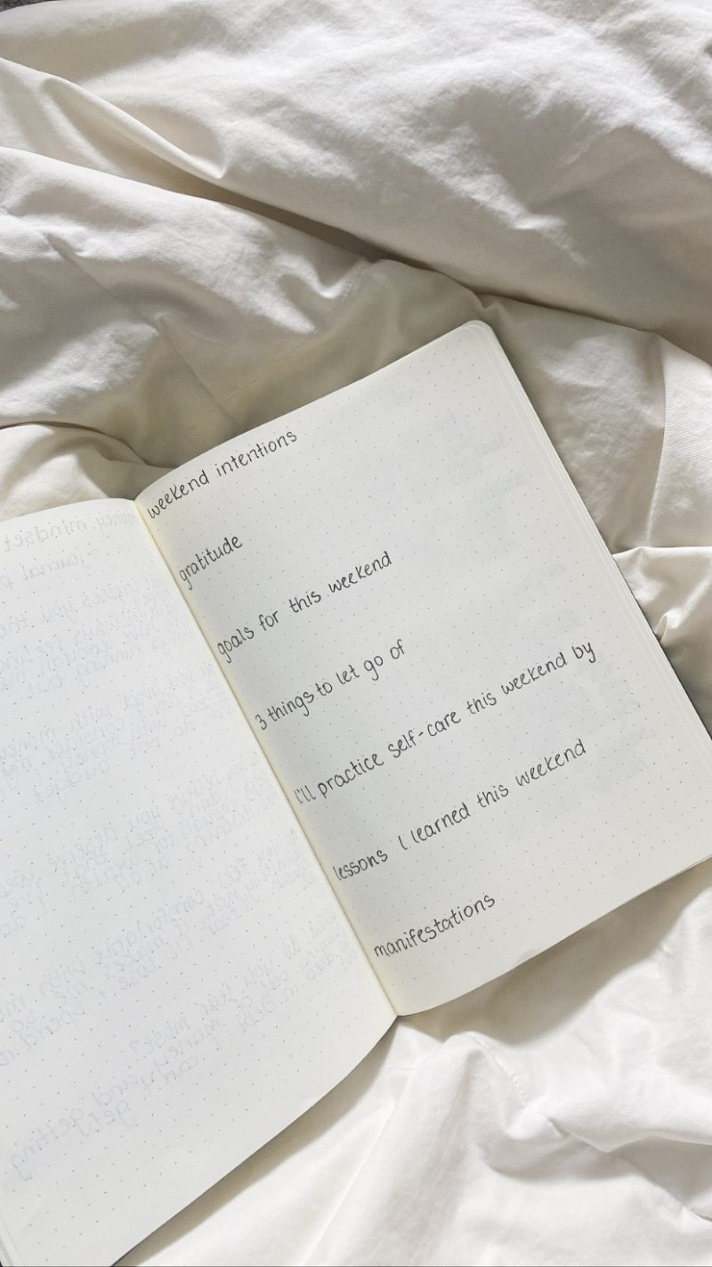 Weekend Journal Prompts To Help You Unwind - Diana Maria & Co